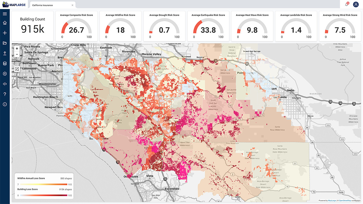 Dashboards | Interactive MapLarge Data Visualizaiton
