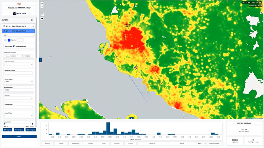 Commercial Aviation Airspace & Flight Mapping | MapLarge