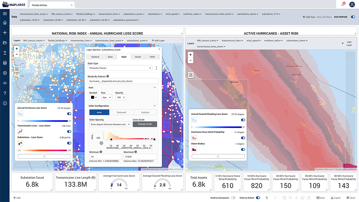 Dashboards | Interactive MapLarge Data Visualizaiton