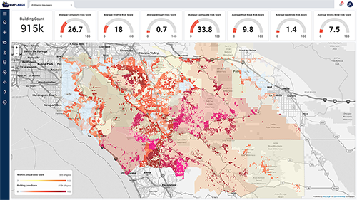 Risk Modeling, GIS & Mapping for Insurance & Finance | MapLarge