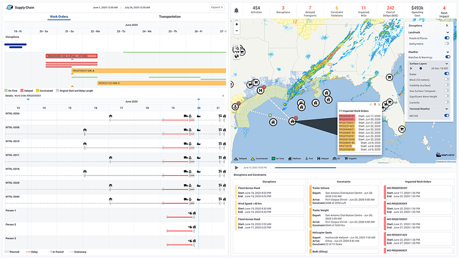 Real-Time Supply Chain and Logistics Mapping & Fleet Visibility