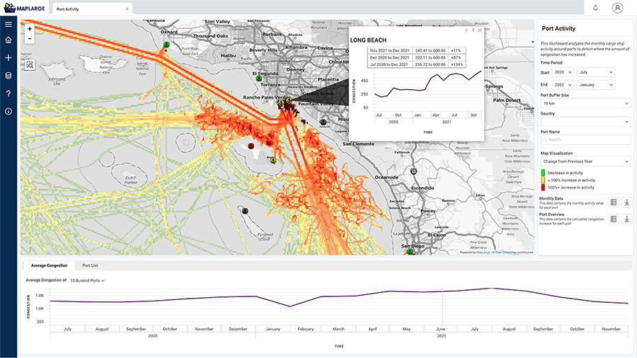 Matitime Mapping, AIS and Vessel Visibility | MapLarge