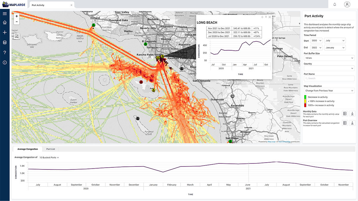 Matitime Mapping, AIS and Vessel Visibility | MapLarge
