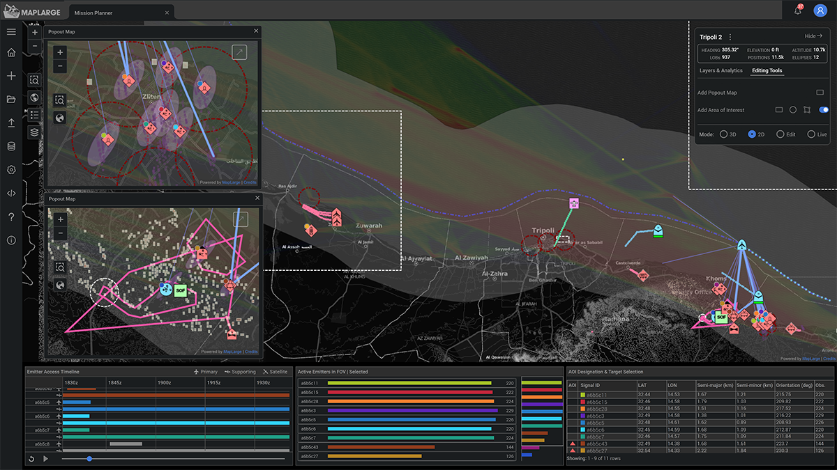 Aerospace & Defense Mapping, GIS & Location Intelligence | MapLarge