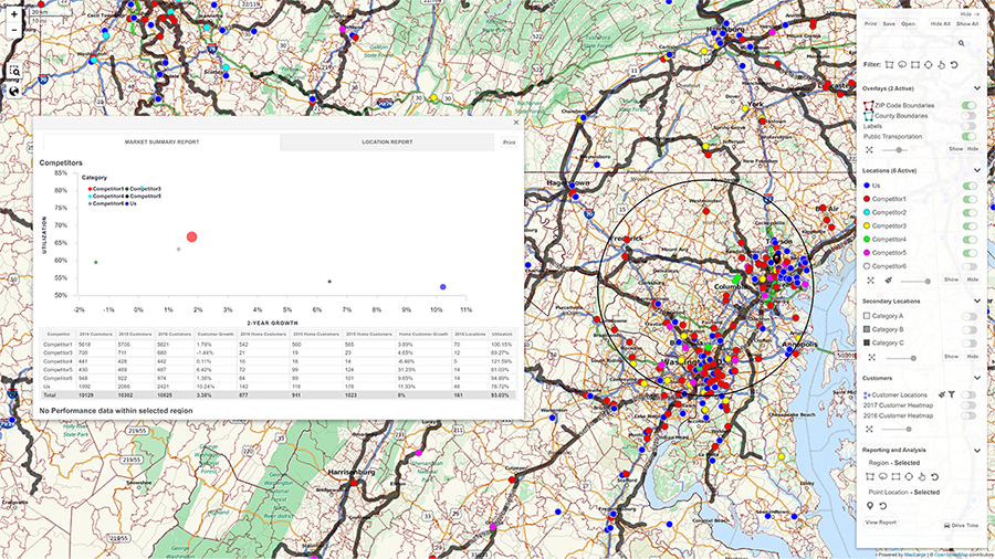 Real Estate Mapping, Reporting and Analysis | MapLarge